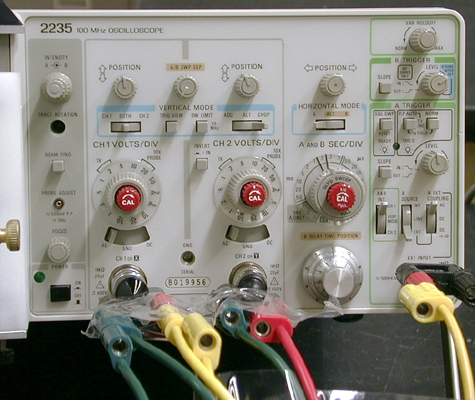 LR Time Constant on an Oscilloscope | Physics Instructional Resource Team