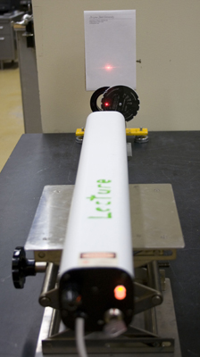 Adjustable slit and laser | Physics Instructional Resource Team