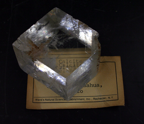 Two calcite crystals | Physics Instructional Resource Team